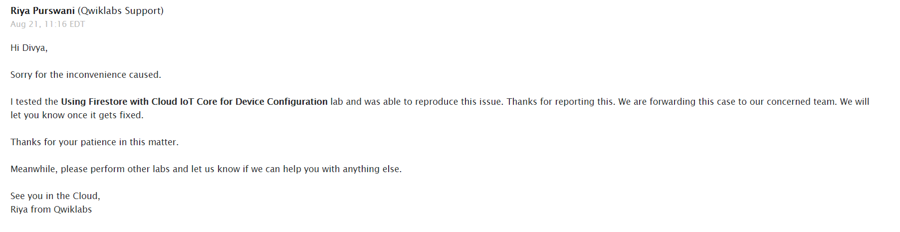 HANDS-ON LAB : Using Firestore with Cloud IoT Core for Device Configuration · Issue #1 ...