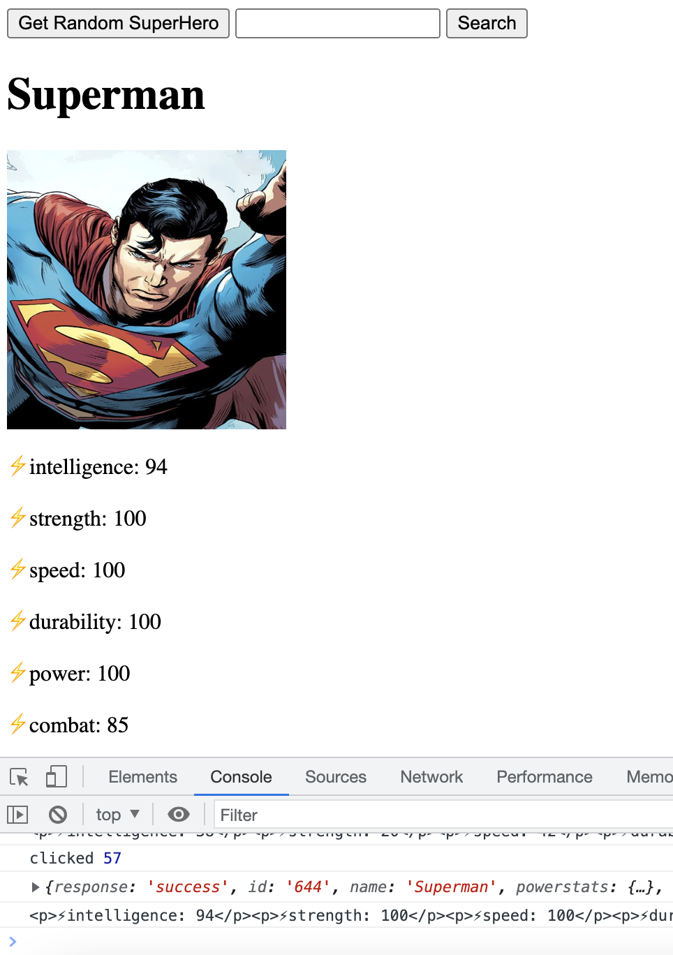 GitHub - rafiyashahana/superHeroApp: Get data from superheroapi.com and display.