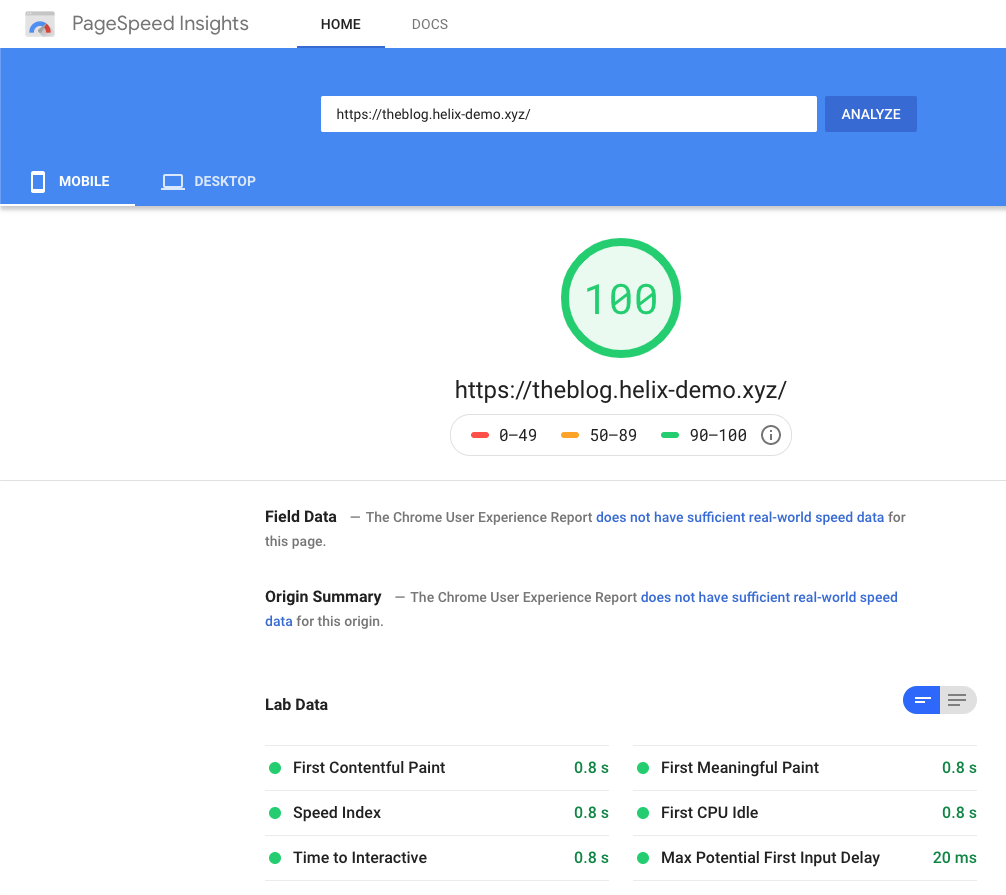 Fix Lighthouse score issues · Issue #43 · adobe/theblog · GitHub