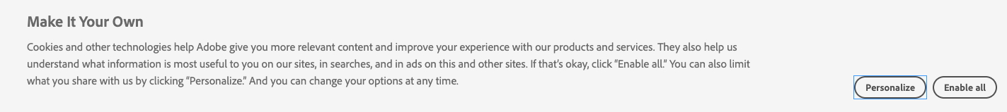 Consent widget design feedback · Issue #420 · adobe/theblog · GitHub