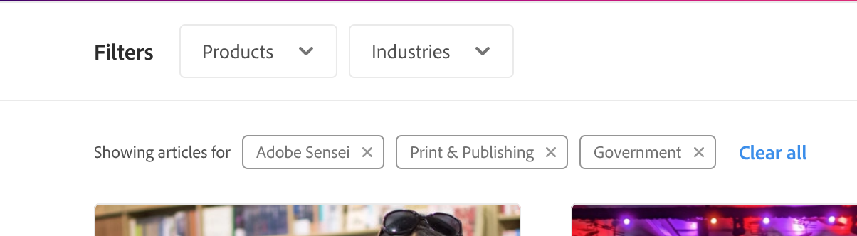 Enhanced filter UI · Issue #489 · adobe/theblog · GitHub