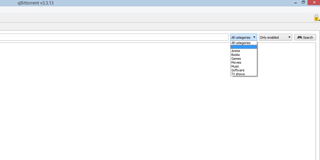 Empty entry in search categories · Issue #7109 · qbittorrent ...