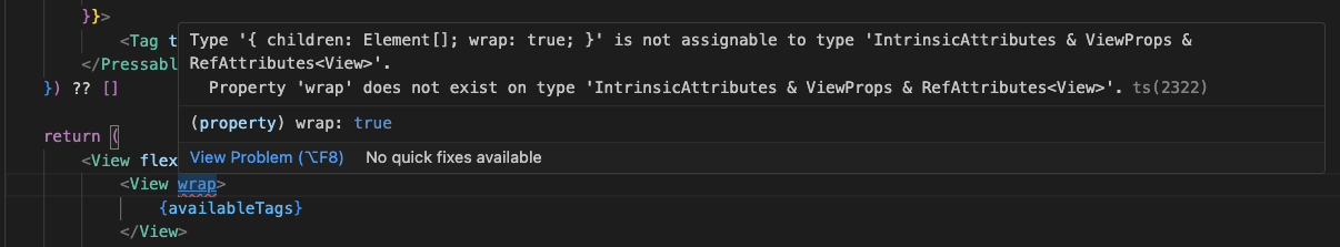 Typescript Add Dynamic Property · Issue 2691 · Wixreact Native Ui Lib