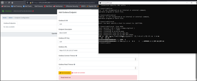 GitHub - viperbluff/OpenNMS-Grafana-SSRF-XSPA-: OpenNMS Horizon ver >= 27.0.3 affected by SSRF(XSPA)