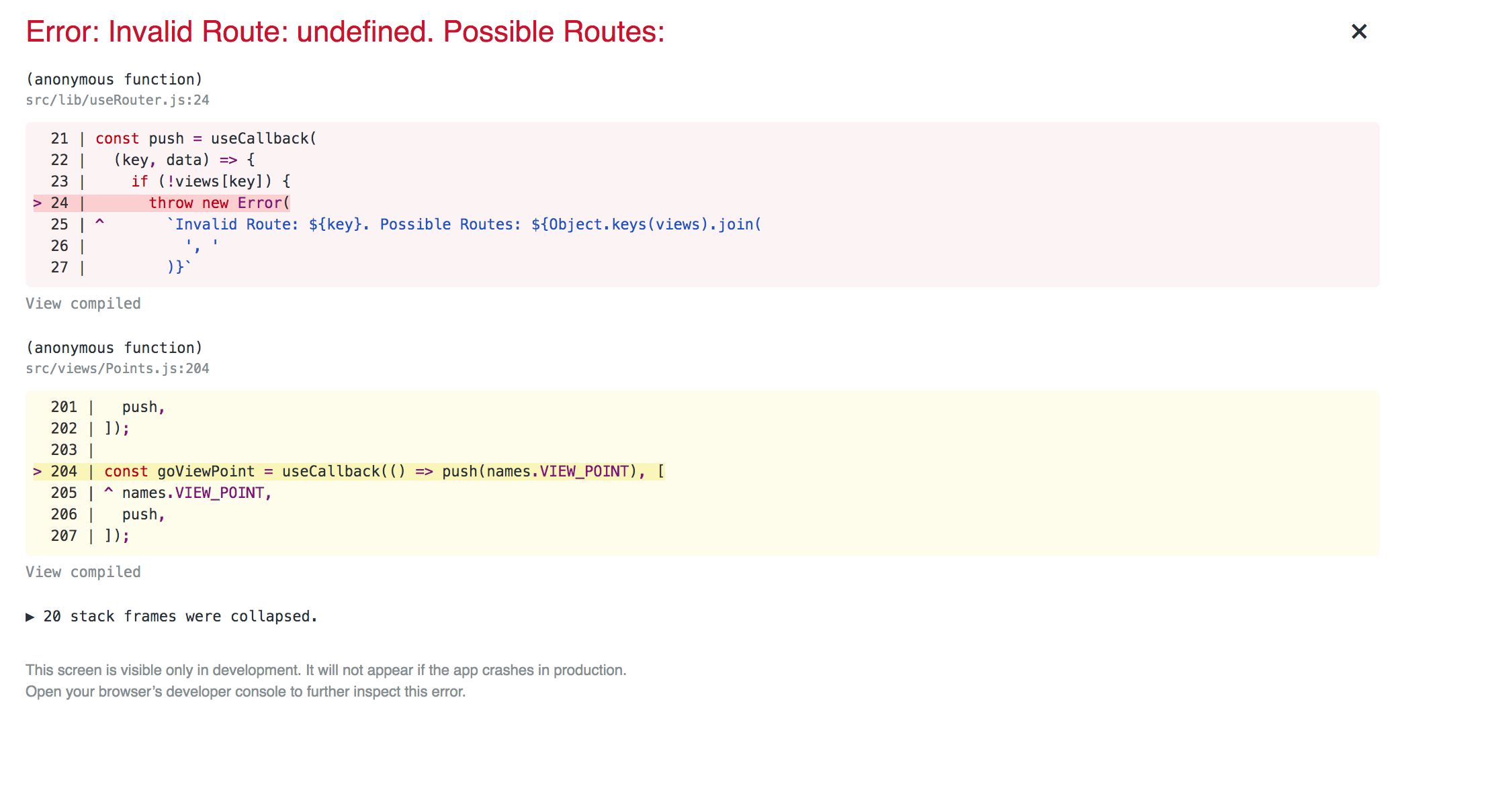View Point crashes app · Issue #267 · urbit/bridge · GitHub