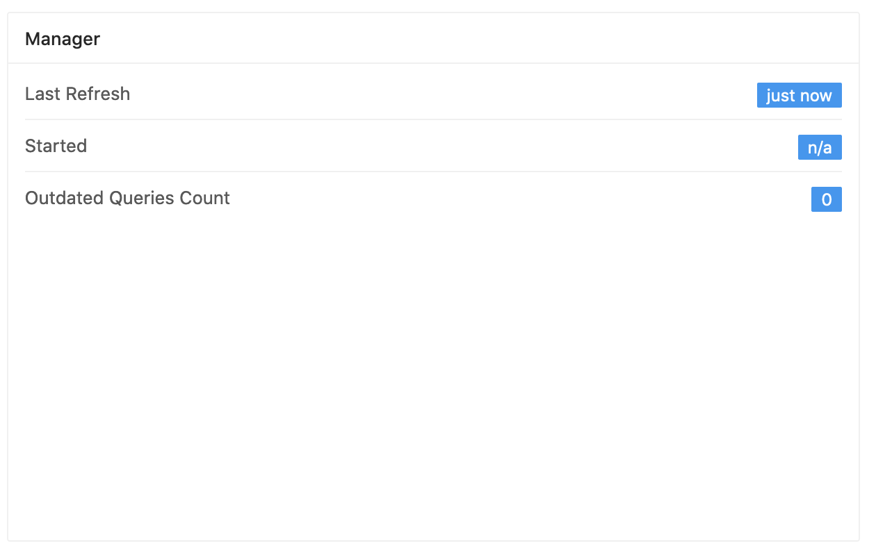 Admin shows n/a for started value in manager column · Issue #4893 · getredash/redash · GitHub