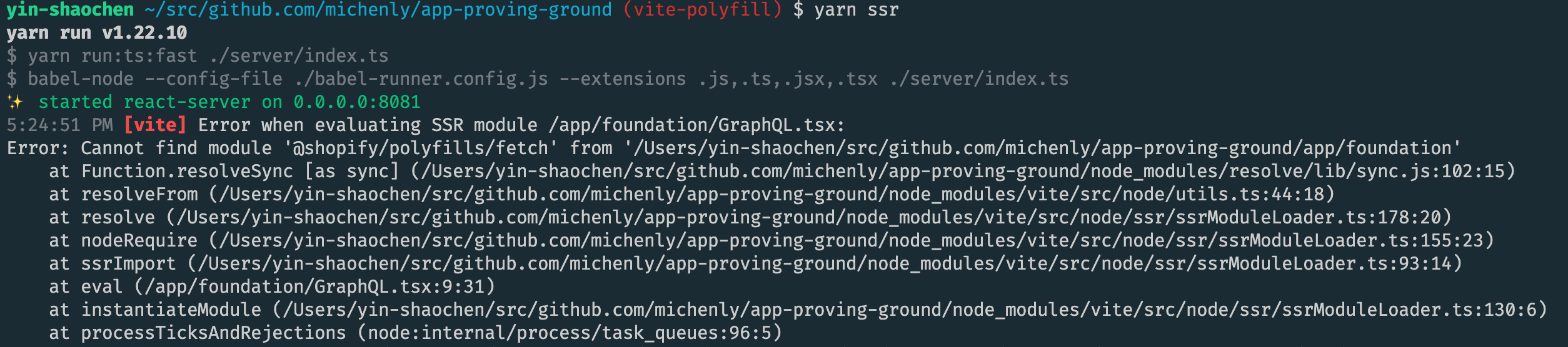Is `ssrLoadModule` not using any of the plugins by design? · vitejs vite · Discussion #3464 · GitHub