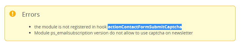 Not registered on hook actionContactFormSubmitCaptcha · Issue #230 · nenes25/eicaptcha · GitHub