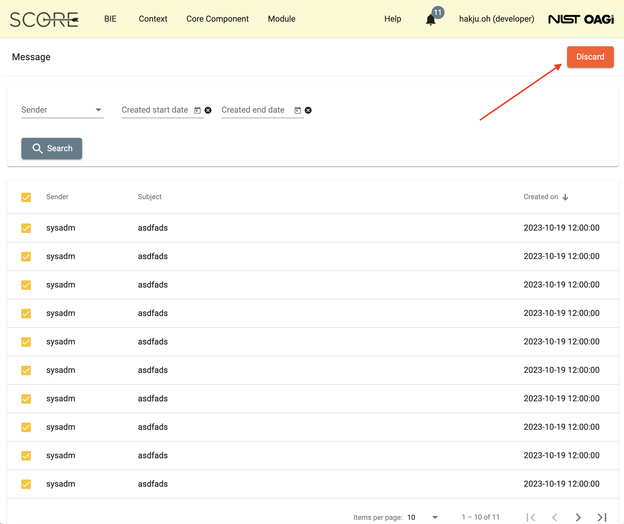 Provide ability to delete multiple notification messages · Issue #1553 · OAGi/Score · GitHub