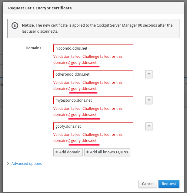 LetsEncrypt: Create a certificate with all known FQDN · Issue #6353 · NethServer/dev · GitHub