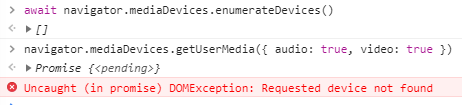 Chrome: Device not found · Issue #266 · twilio/twilio-video.js · GitHub