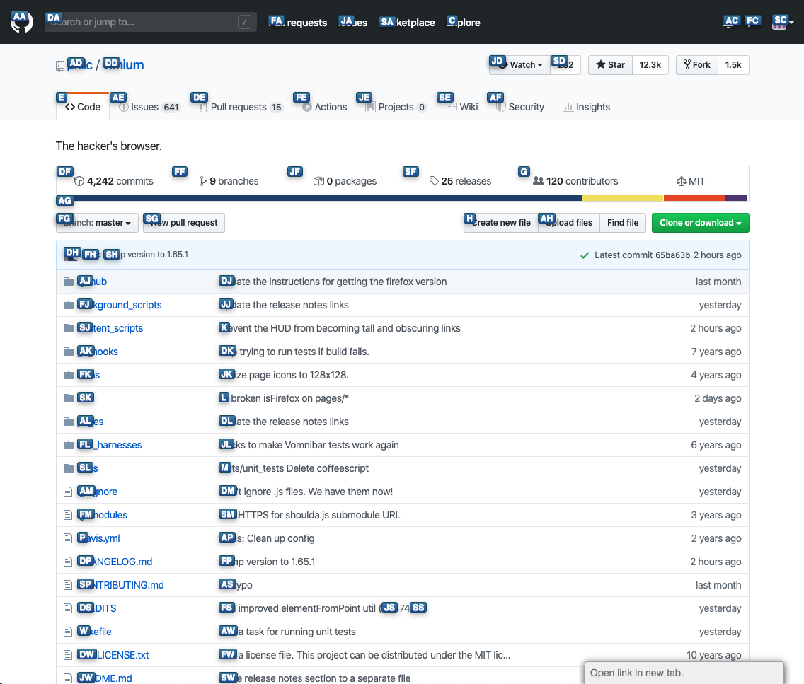 Some links missing after second look · Issue #3488 · philc/vimium · GitHub