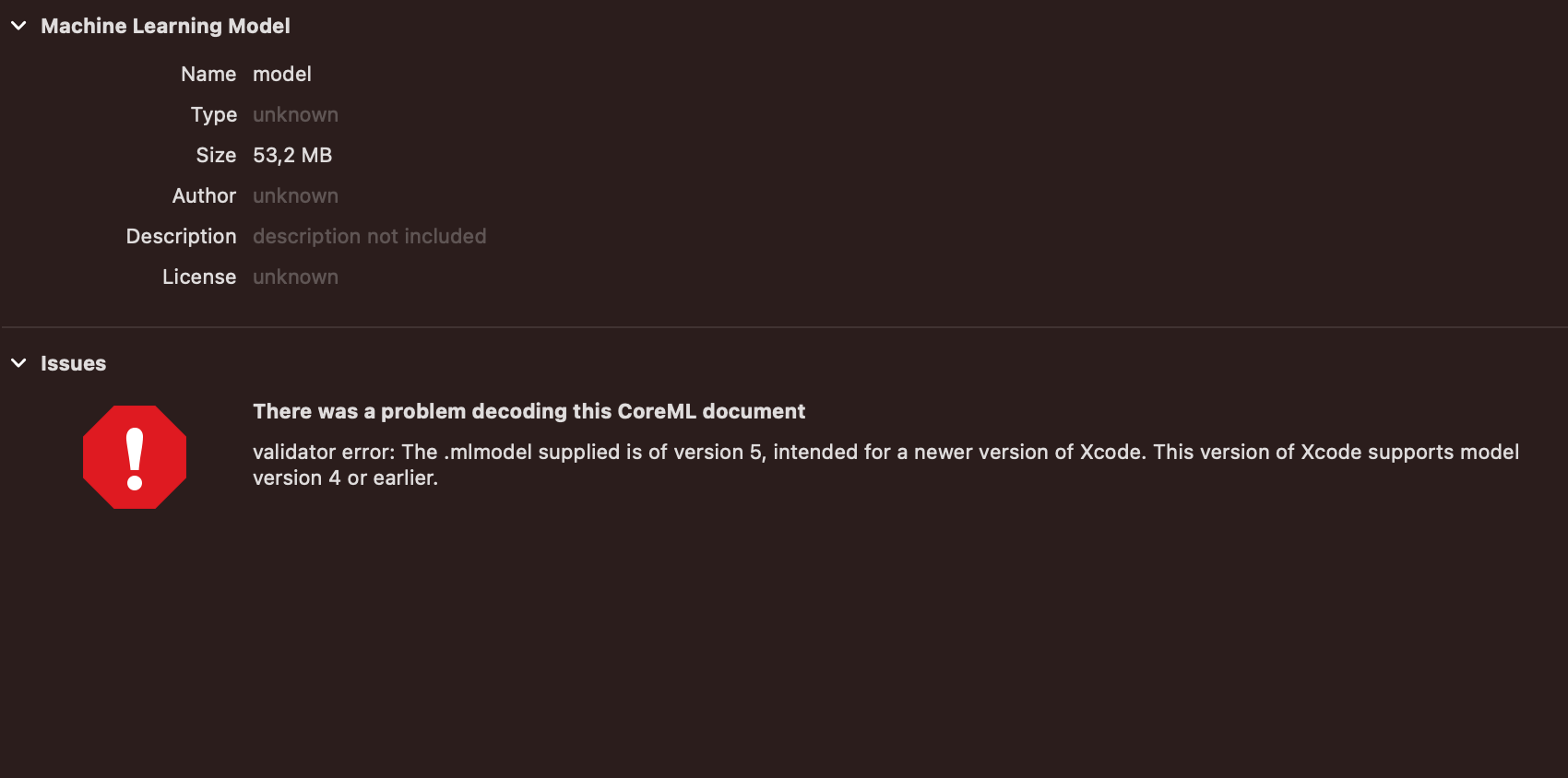 Xcode version error · Issue #750 · apple/coremltools · GitHub