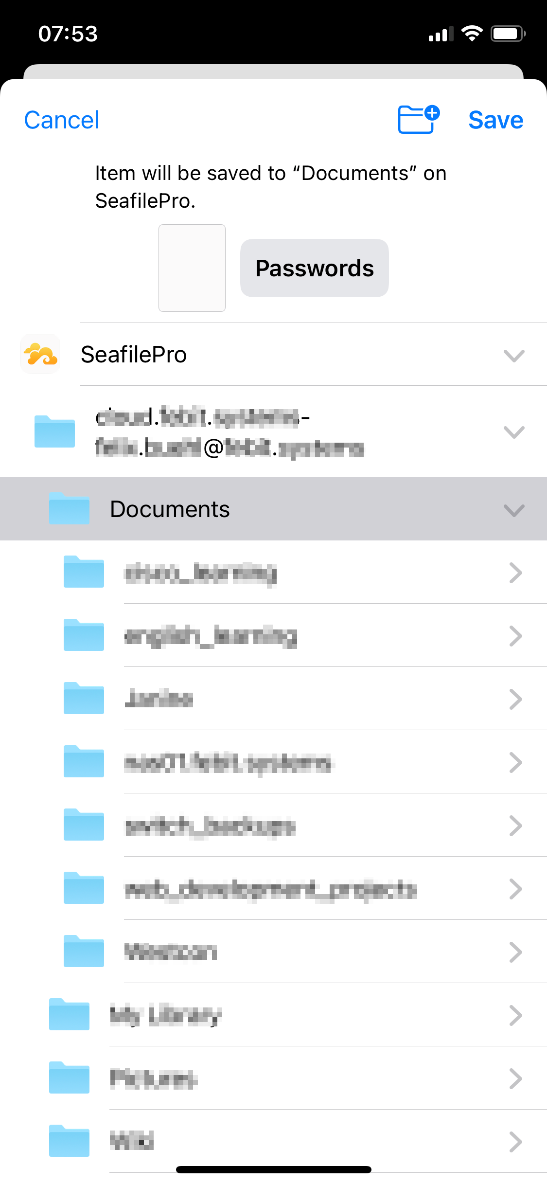 Save / Sync error using cloud provider Seafile pro · Issue #222 · keepassium/KeePassium · GitHub