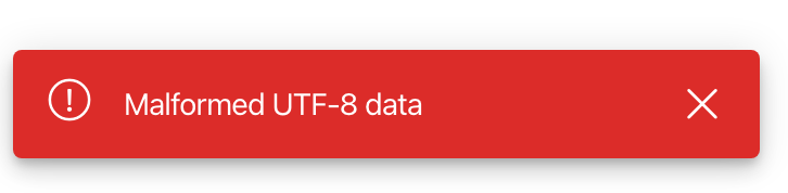 Malformed UTF-8 data error on opening! · Issue #243 · Noovolari/leapp · GitHub