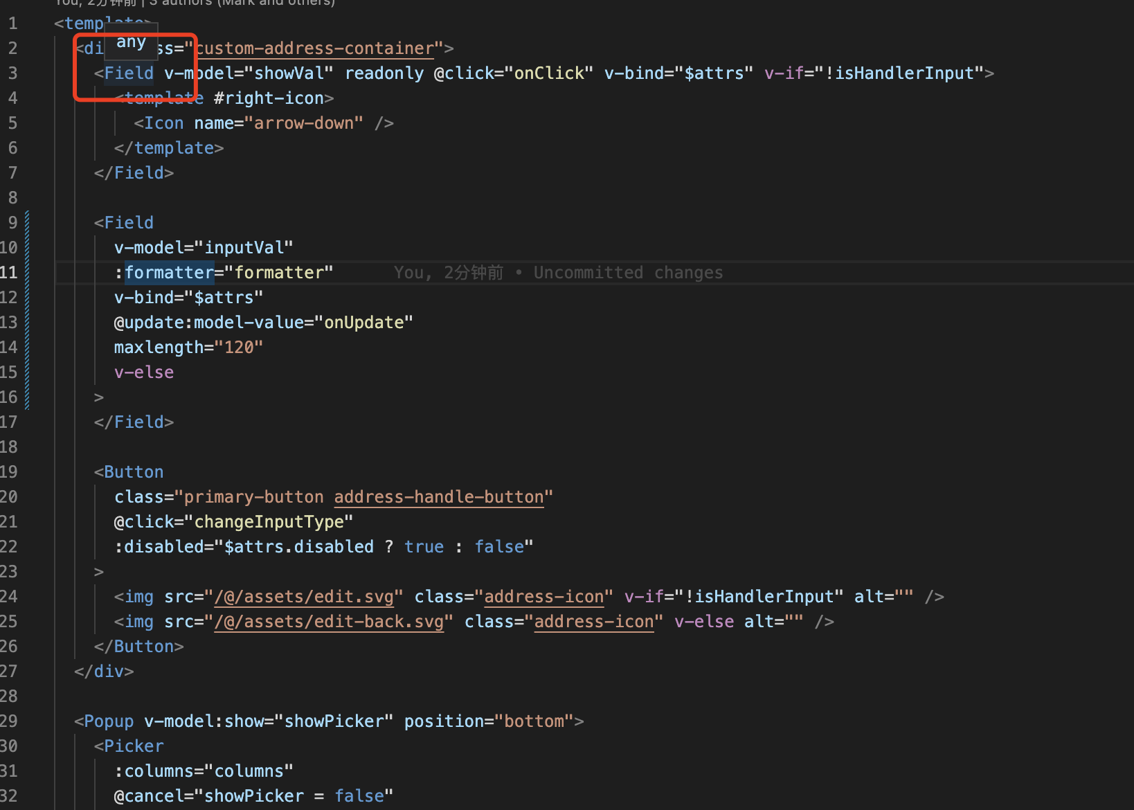In template, None of the components display information · Issue #2694 · vuejs/language-tools ...