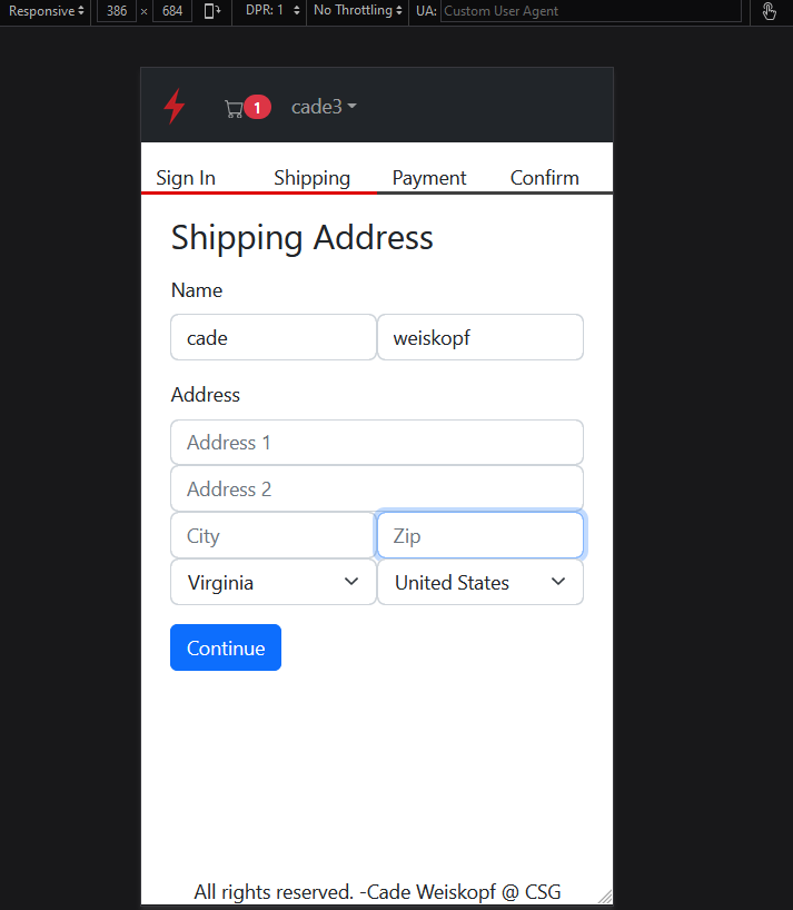GitHub - CadeWeiskopf/MERN-Ecommerce-App