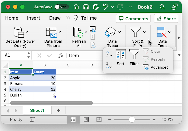 `Excel.Table.reapplyFilters()` has inconsistent behavior in Excel for the web and Excel for Mac ...