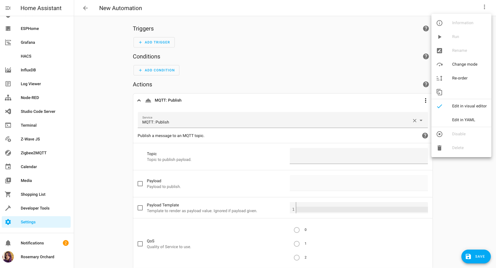 Automation Editor Overflow Menu Missing Text Label For Duplicate Action · Issue 14004 · Home 0691