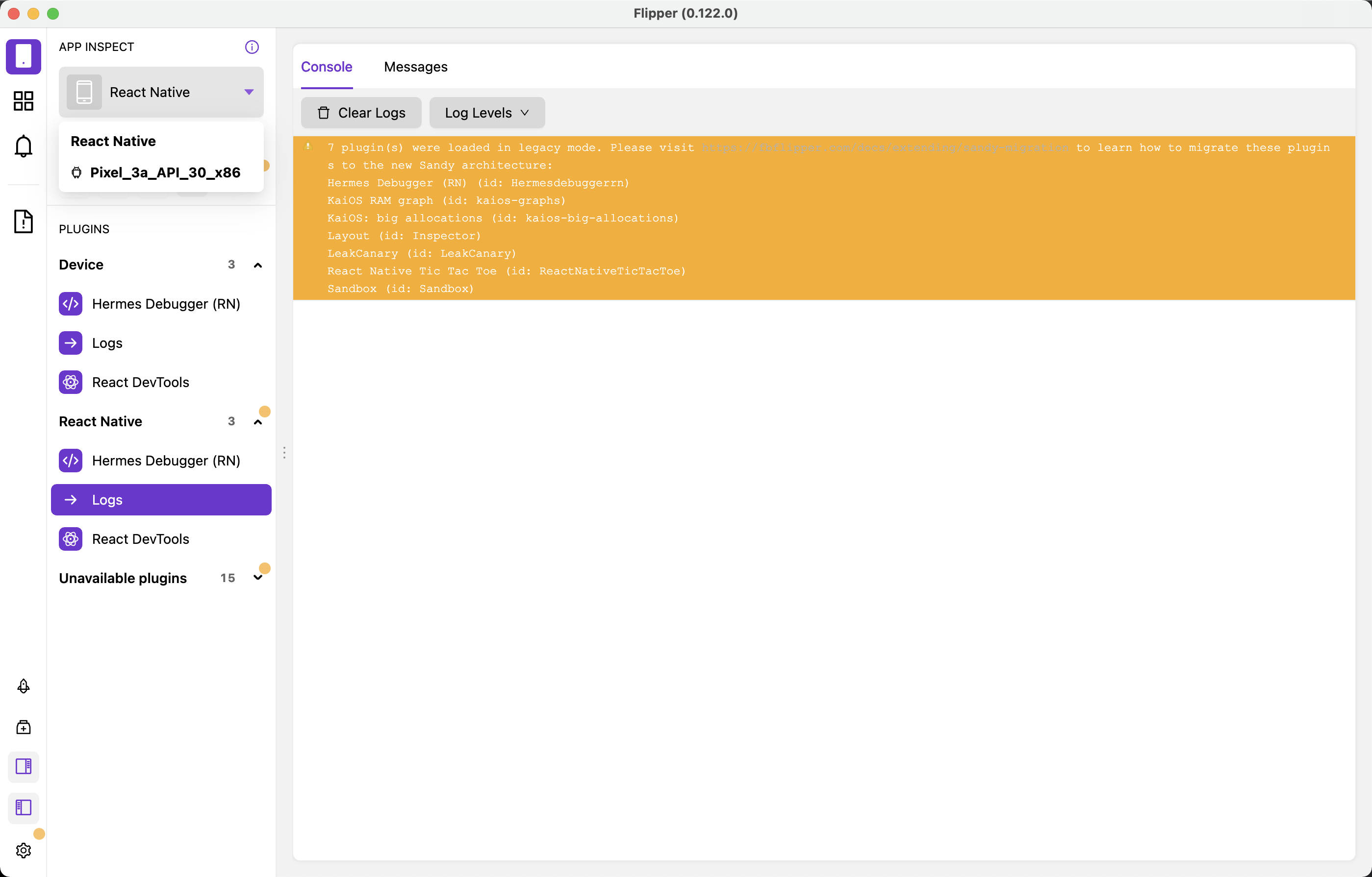 Device is connected but show no application selected · Issue #2954 · facebook/flipper · GitHub