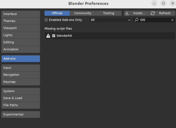 Missing script files · Issue #757 · domlysz/BlenderGIS · GitHub
