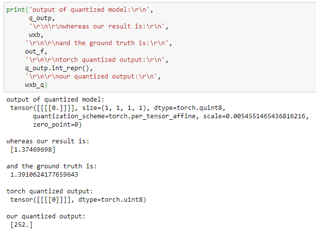Quantized Conv2d yields incorrect results (torch 1.6.0) · Issue #42312 · pytorch/pytorch · GitHub