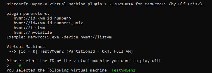config_refresh_enable cannot be enabled · Issue #74 · ufrisk/MemProcFS · GitHub