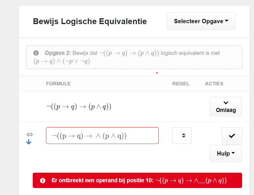 plaats foutmelding · Issue #105 · ideas-edu/logictools · GitHub