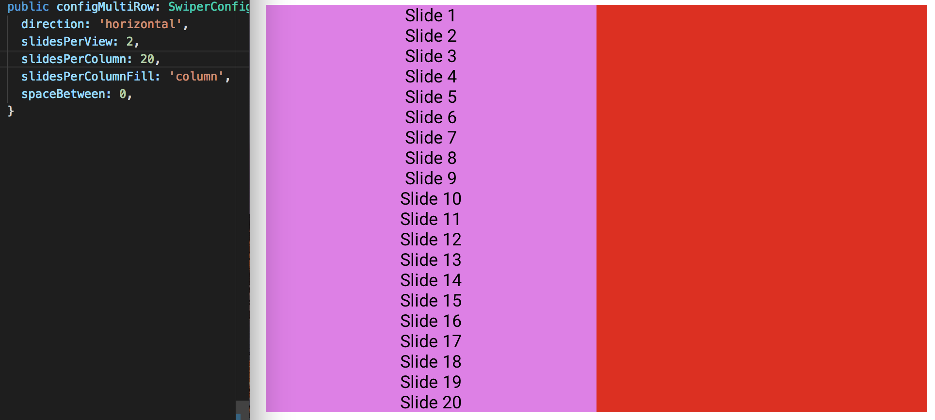 slidesPerColumn option almost inactive when used with slidesPerColumnFill = 'row' · Issue #2331 ...
