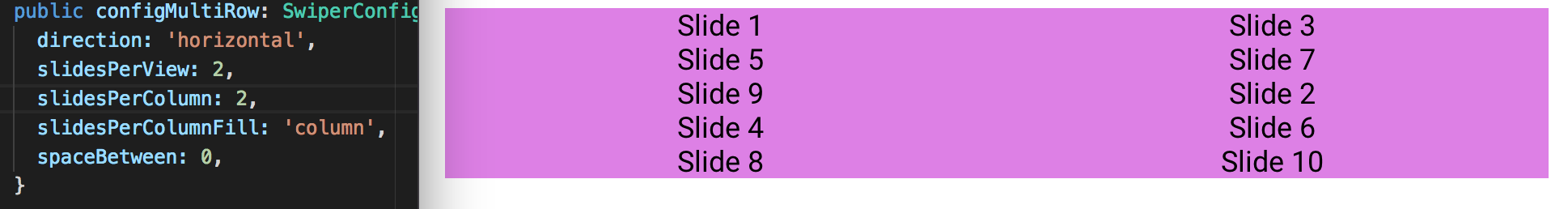 slidesPerColumn working strangely when used with slidesPerColumnFill = ‘column' · Issue #2332 ...