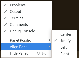 Documentation: Mention panel position · Issue #180159 · microsoft ...