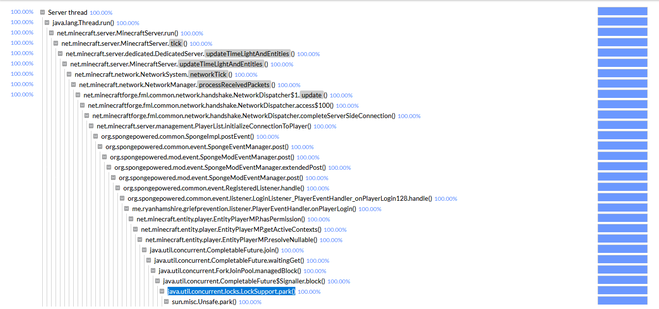 Hard lock on player join event · Issue #2146 · SpongePowered/SpongeForge · GitHub