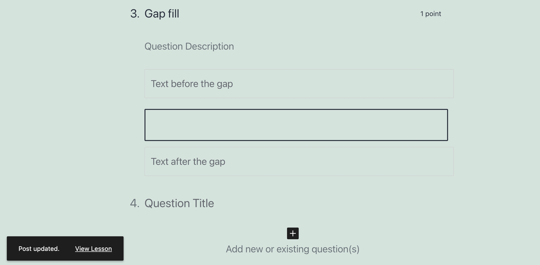 Make the gap fields required while creating the question · Issue #3549 ...