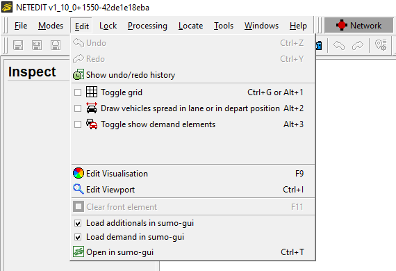 Edit-menu checkbox-options disappear · Issue #9367 · eclipse-sumo/sumo · GitHub