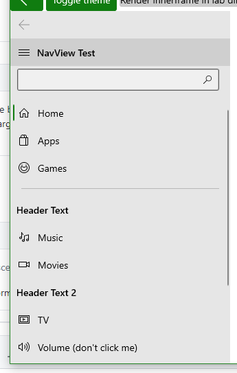 NavigationView hardcodes 8px bottom margin · Issue #945 · microsoft/microsoft-ui-xaml · GitHub