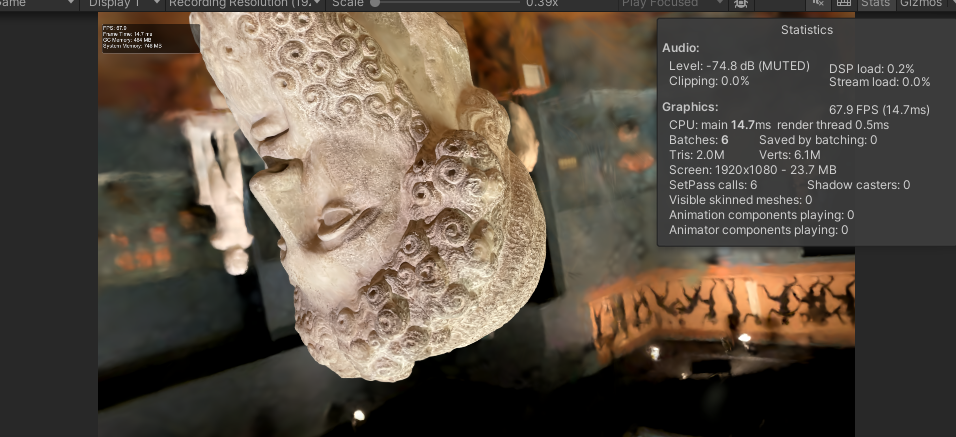FPS drop when close · Issue #10 · aras-p/UnityGaussianSplatting · GitHub