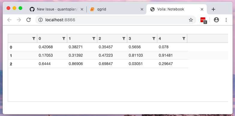 qgrid does not display correctly in voila served notebooks · Issue #267 · quantopian/qgrid · GitHub