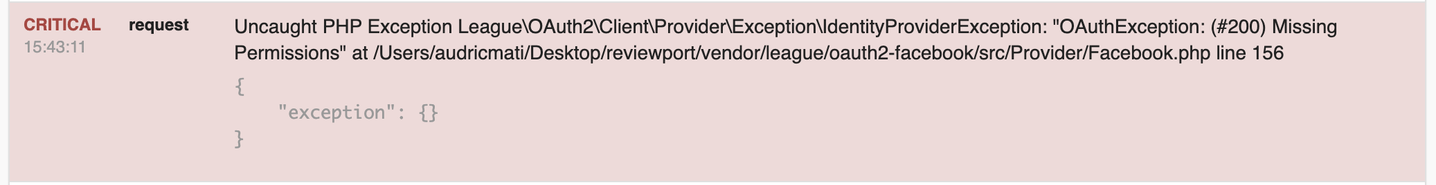 OAuthException: (#200) Missing Permissions · Issue #252 · knpuniversity/oauth2-client-bundle ...