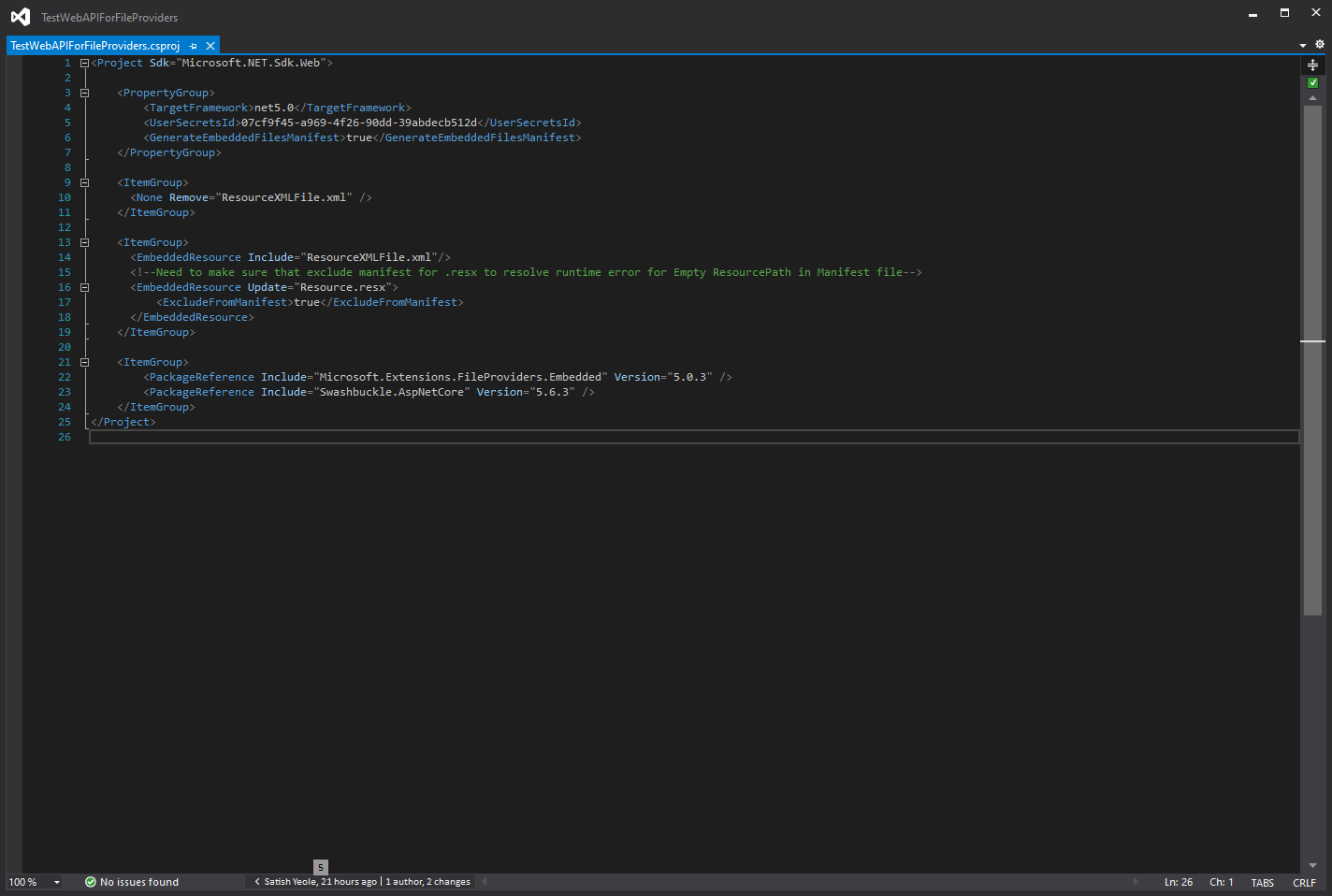 ManifestEmbeddedFileProvider not working when Resources.resx and other embedded resources (like ...