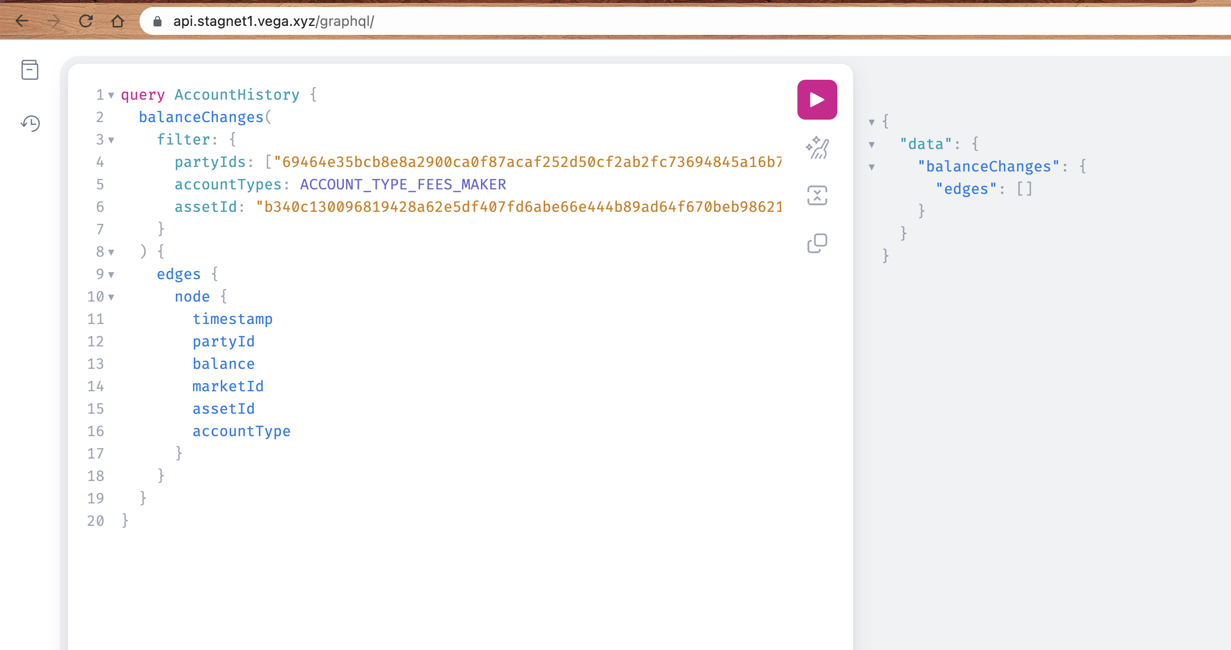 Account History in console not showing fees (stagnet1 v0.66.0) · Issue #7274 · vegaprotocol/vega ...