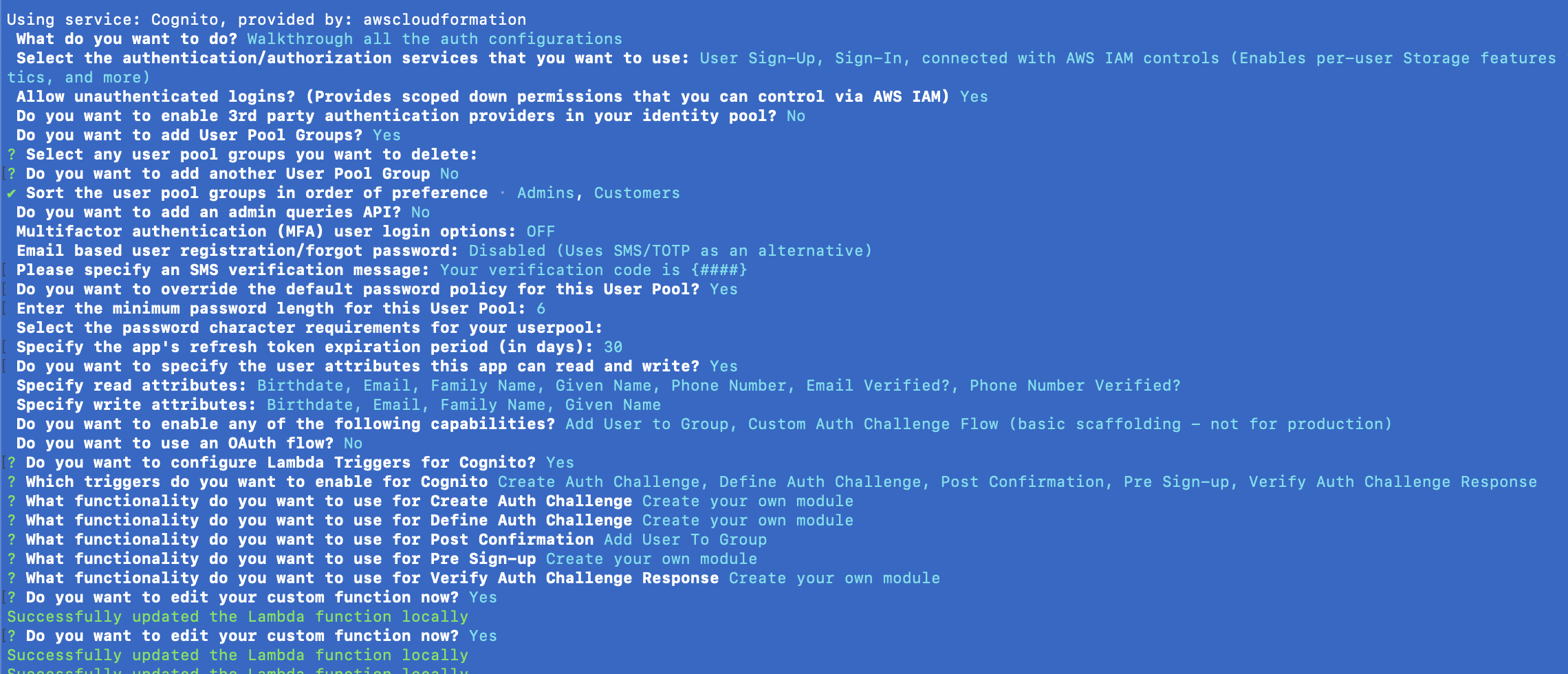 Customauth Triggers Not Firing On Sign Up · Issue 5873 · Aws Amplifyamplify Cli · Github