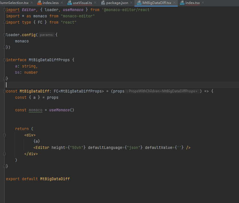 [Bug] umijs 中使用@monaco-editor/react 不通过 · Issue #7982 · umijs/umi · GitHub