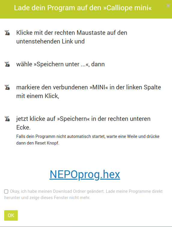 Calliope mini detected but does not connect to server · Issue #40 · OpenRoberta/openroberta ...