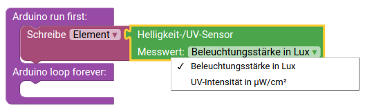 Visible/UV light sensor returns values not in percent in sensebox · Issue #310 · OpenRoberta ...