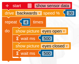 EV3: "drive backwards" leads to a forward movement in the simulation ...