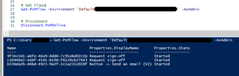 [BUG] Get-PnPFlow - Not pulling flows accurately · Issue #617 · pnp/powershell · GitHub