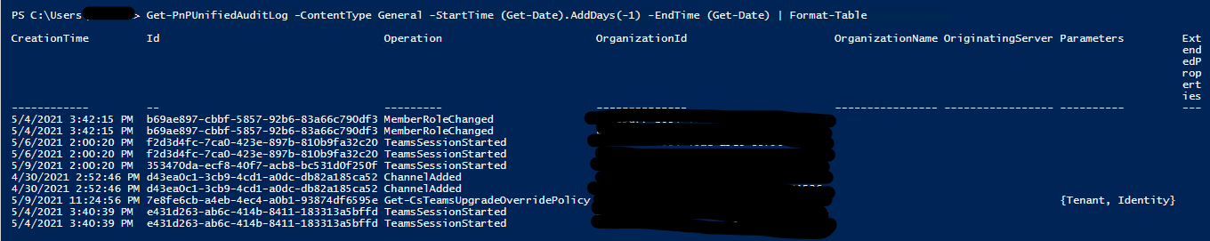 [BUG] Get-PnPUnifiedAuditLog - Missing data and pulls wrong date range · Issue #669 · pnp ...