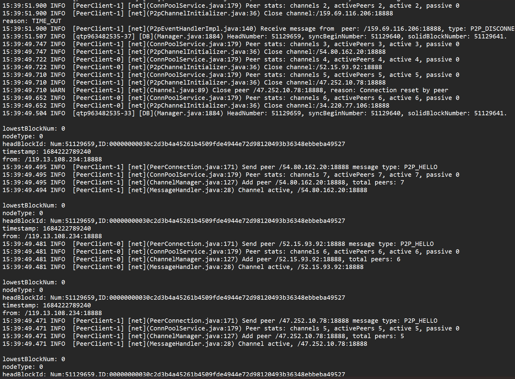Why FullNode's active peer number is below 10 and sync slowly · Issue #5214 · tronprotocol/java ...