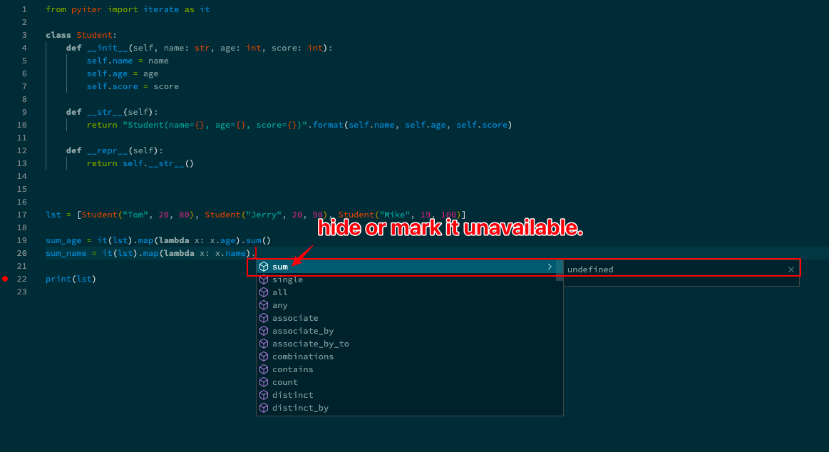 Code completion flags unavailable functions · Issue #19242 · microsoft ...