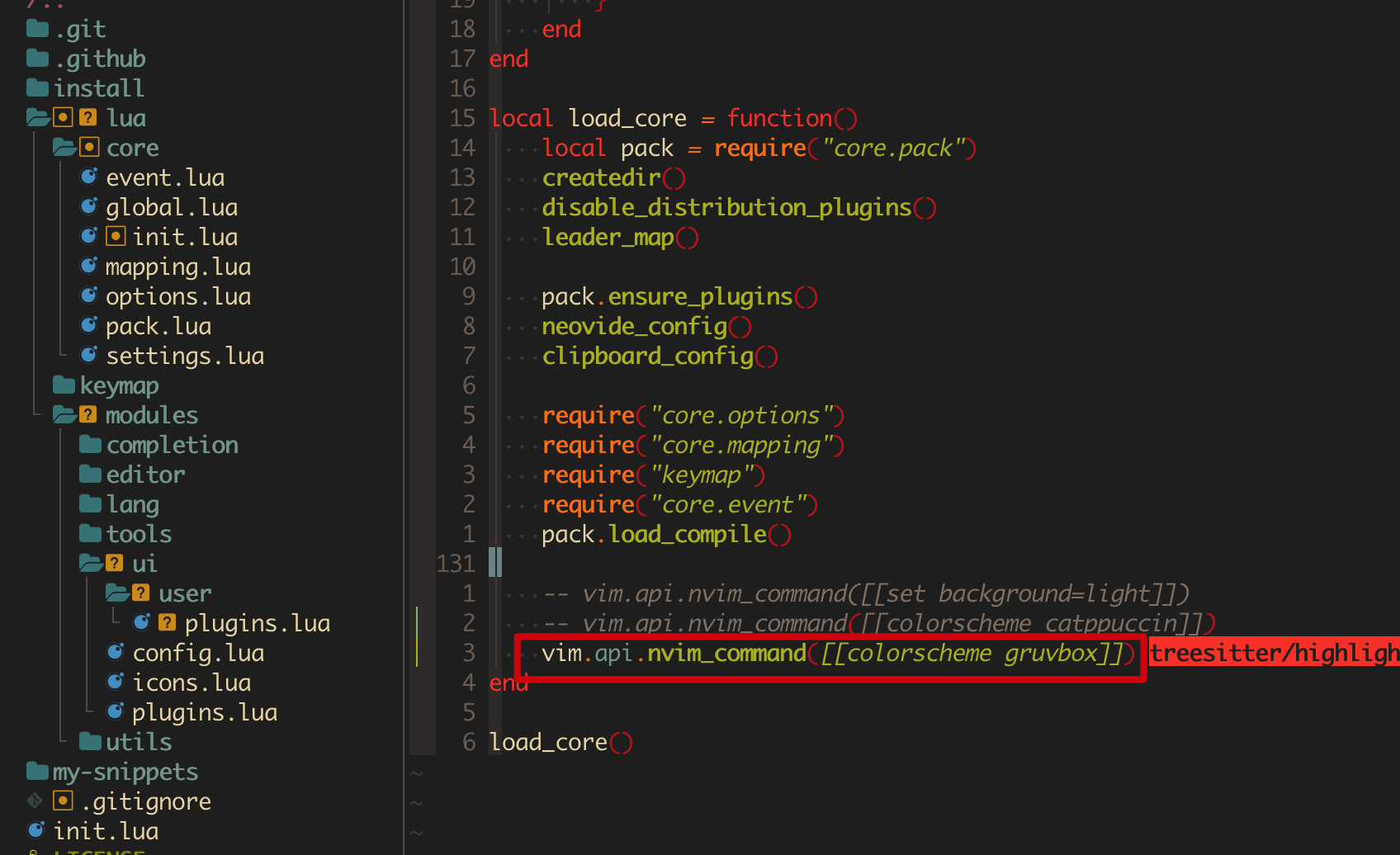 Change default theme got error · Issue #433 · ayamir/nvimdots · GitHub